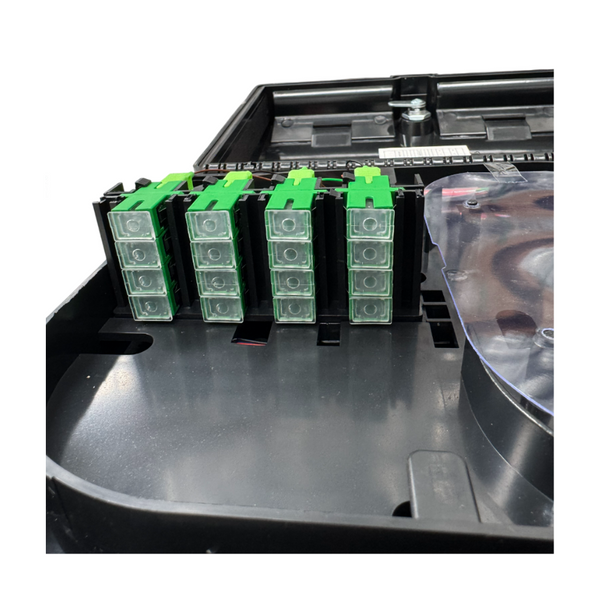Caja Terminal Montada en Pared 16 Núcleos con Divisor 1x8 - CAJAS DE ...