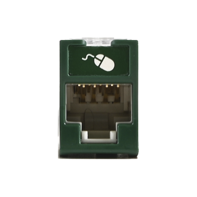 Jack UltraMAX Cat6, UTP, Montaje híbrido en Placa de Pared (Plano y An ...