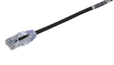 Cable de Parcheo TX6, UTP Cat6, Diámetro Reducido (28AWG), Color Negro ...